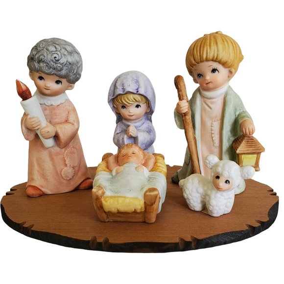 Home Interiors | Holiday | Vintage Homco Nativity Set 562 Home ...